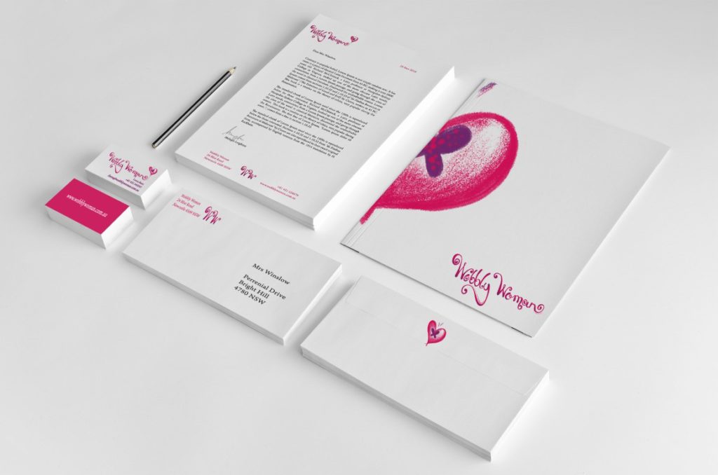 Wobbly Woman – Logo Design | Inawonderworld